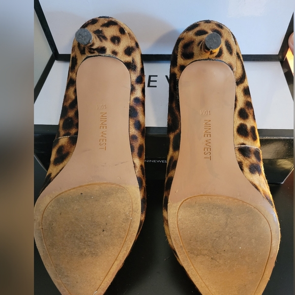 Nine West | Shoes | Nine West Leopard Calf Hair Pointy Shoes | Poshmark